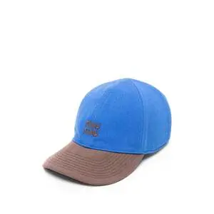 Miu Miu Embroidered Logo Baseball Cap - Blue