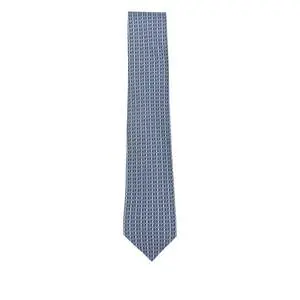 FERRAGAMO Silk Neck Tie - Blue