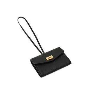 FERRAGAMO Gancini Flip-lock Wrist Strap Foldover Card Holder