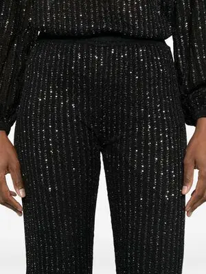 Missoni Black Sequin Embellished Flared Leg Trousers