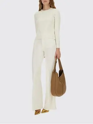 Max Mara Ribbed Crew Neck Sweater - Cream