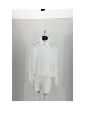 Celine Cropped Shirt - Multicolor