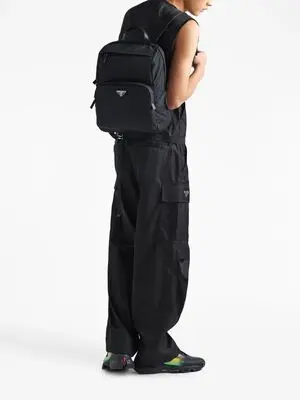 Prada Re-nylon And Saffiano Leather Backpack