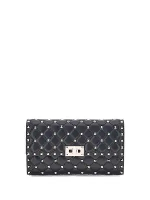 Valentino Garavani Rockstud Spike Shoulder Bag - Black