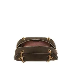 Stella McCartney Shoulder Bag With Chain Detail - Brown
