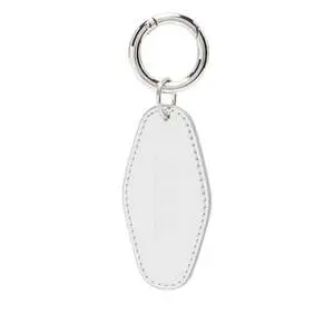 A.p.c. Tone Logo Detail Keychain - Silver