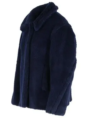 Max Mara Alpaca And Wool Jacket - Blue