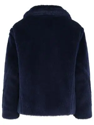 Max Mara Alpaca And Wool Jacket - Blue
