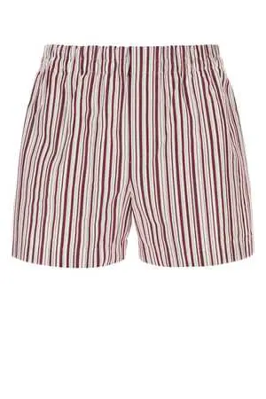 Gucci Embroidered Cotton Bermuda Shorts