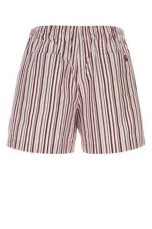 Gucci Embroidered Cotton Bermuda Shorts