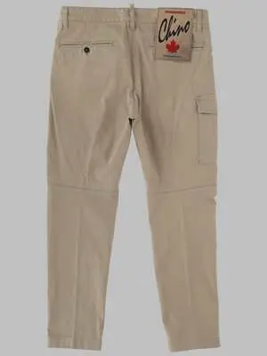Dsquared2 Pantalone Sexy Cargo - Cream