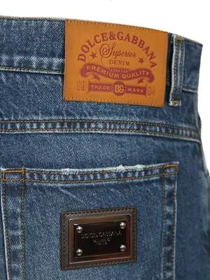 Dolce & Gabbana Regular Fit Denim Trousers