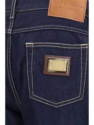 Dolce & Gabbana Regular Fit Denim Trousers