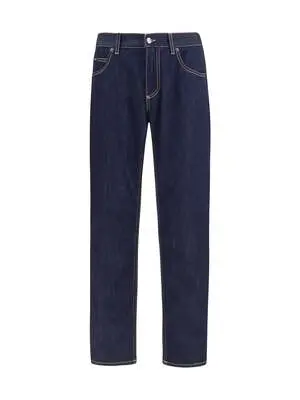 Dolce & Gabbana Regular Fit Denim Trousers - Blue