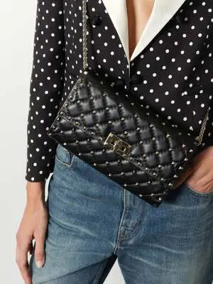 Valentino Garavani Rockstud Spike Leather Crossbody Bag - Multicolor