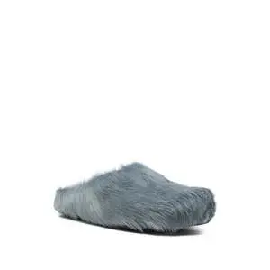 Marni Calf Hair Slip-on Trainers