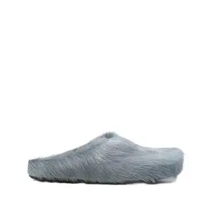 Marni Calf Hair Slip-on Trainers - Blue