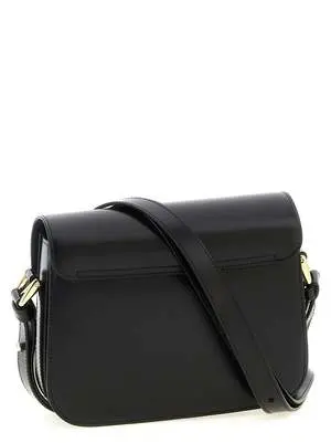 A.p.c. Grace Small Leather Crossbody Bag - Black