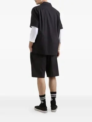 Dolce & Gabbana Hawaii Short-sleeved Cotton Shirt - Black