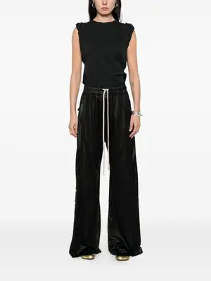 Rick Owens Buttoned Drawstring Trousers - Multicolor