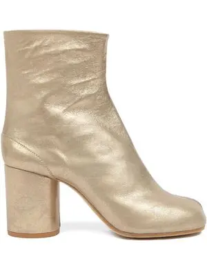 MAISON MARGIELA MAISON MARGIELA Tabi Metallic Leather Ankle Boots
