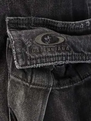 Balenciaga Cargo Denim Trousers