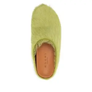 Marni Calf Hair Slip-on Trainers