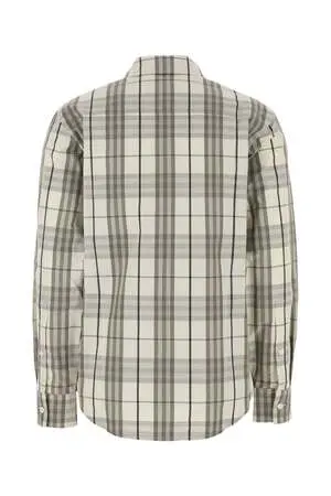 Burberry Embroidered Poplin Shirt - Multicolor