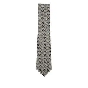 FERRAGAMO Gancini Print Neck Tie