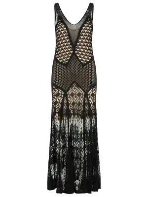 Blumarine V Neck Dresses