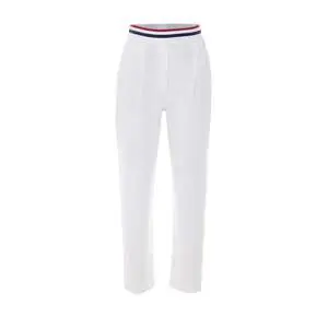 Brunello Cucinelli Striped Cotton Blend Trousers