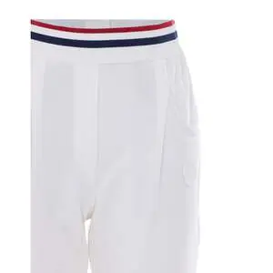 Brunello Cucinelli Striped Cotton Blend Trousers