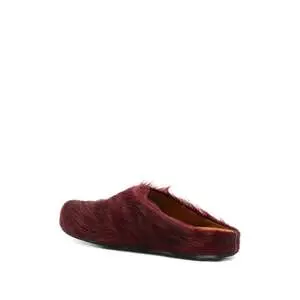 Marni Calf Hair And Leather Slip-on Trainers