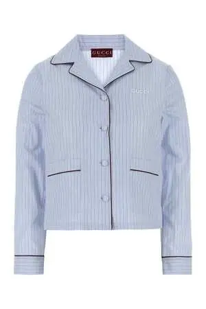 Gucci Embroidered Poplin Shirt - Multicolor