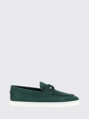 CHRISTIAN LOUBOUTIN Suede Loafers - Green