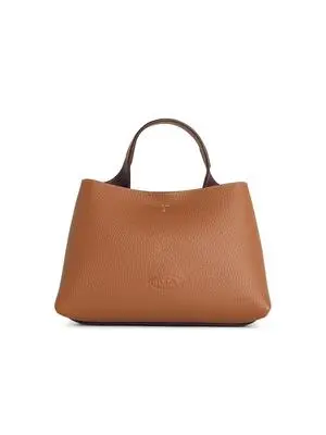 TOD'S Micro Bag In Natural Leather - Brown