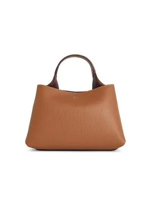 TOD'S Micro Bag In Natural Leather - Brown