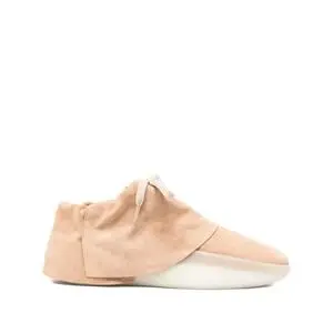 Fear Of God Neutrals Suede Lace-up Low-top Sneakers - Cream