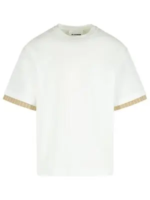 JIL SANDER Cotton Crew Neck T-shirt - White