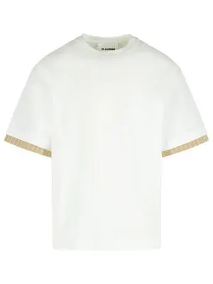 JIL SANDER Cotton Crew Neck T-shirt - White