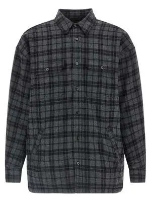 WILLY CHAVARRIA Padded Overshirt - Gray