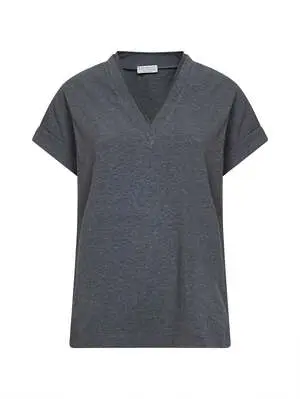 Women's Brunello Cucinelli Gray T-shirts