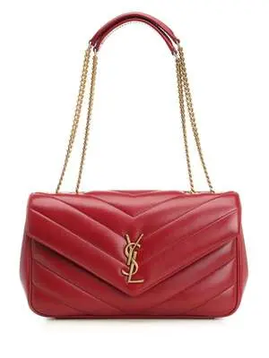 Saint Laurent SAINT LAURENT Medium Loulou Bag Red
