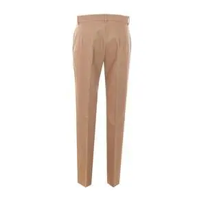 Max Mara Fatina Stretch Viscose And Cotton Trousers - Cream