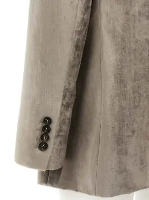 Brunello Cucinelli Single-breasted Chenille Blazer