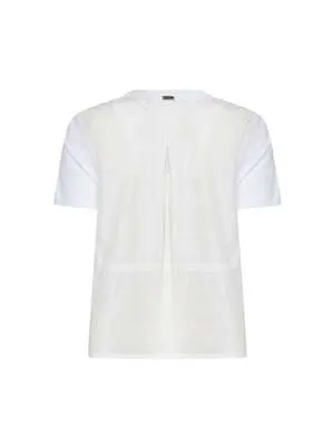 Herno Cotton Jersey And Techno Taffeta T-shirt - Multicolor