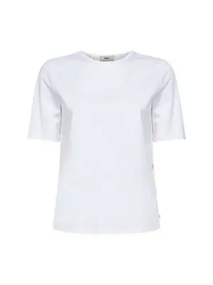 Herno Cotton Jersey T-shirt With Side Slits - Multicolor