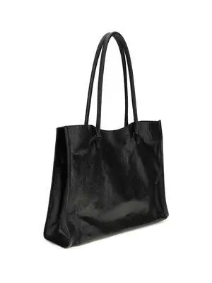 Balenciaga Le City Tote Bag In Lambskin - Black