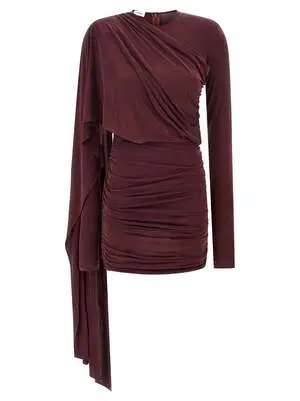 Andamane Xenia Minidress With Side Scarf Detail