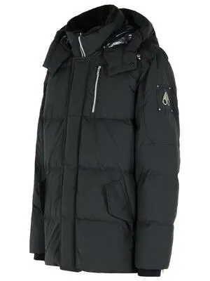 Moose Knuckles Everest 3q Nylon And Cotton Down Jacket